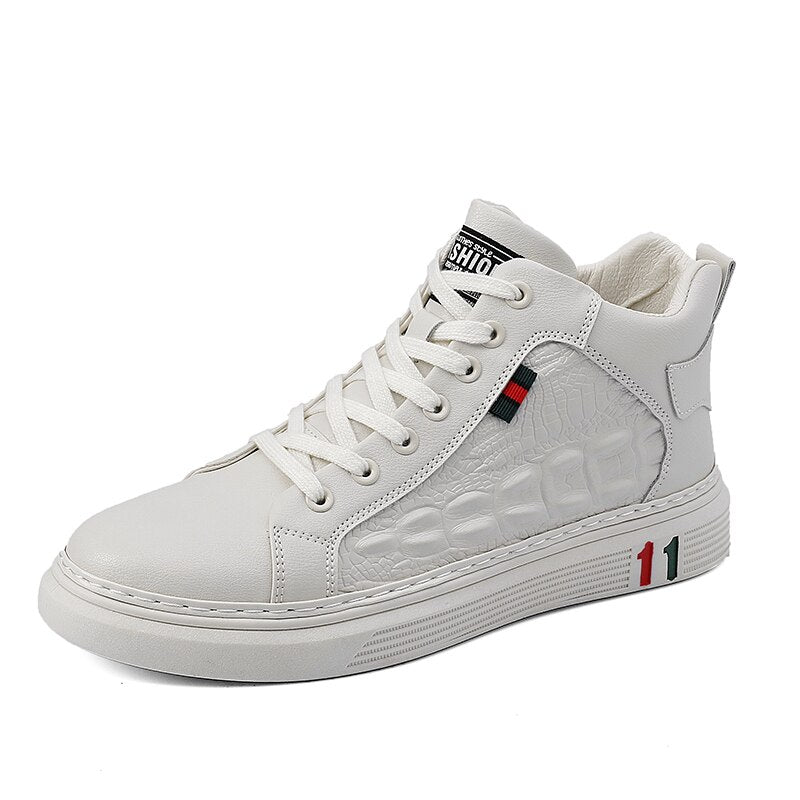 Basket Blanche Homme Style Vintage | Mode Vintage