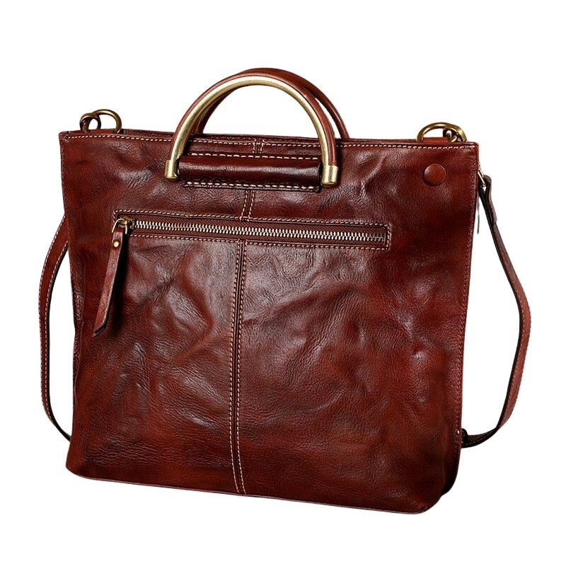 Sac Cuir Marron Vintage | Mode Vintage