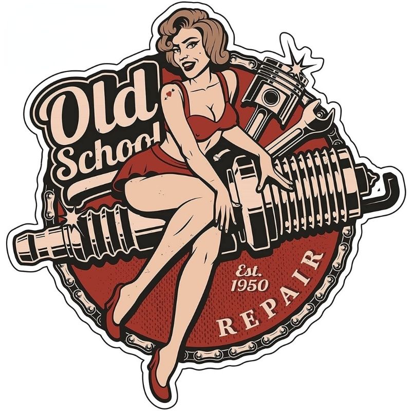 Stickers Pin-Up Vintage | Mode Vintage