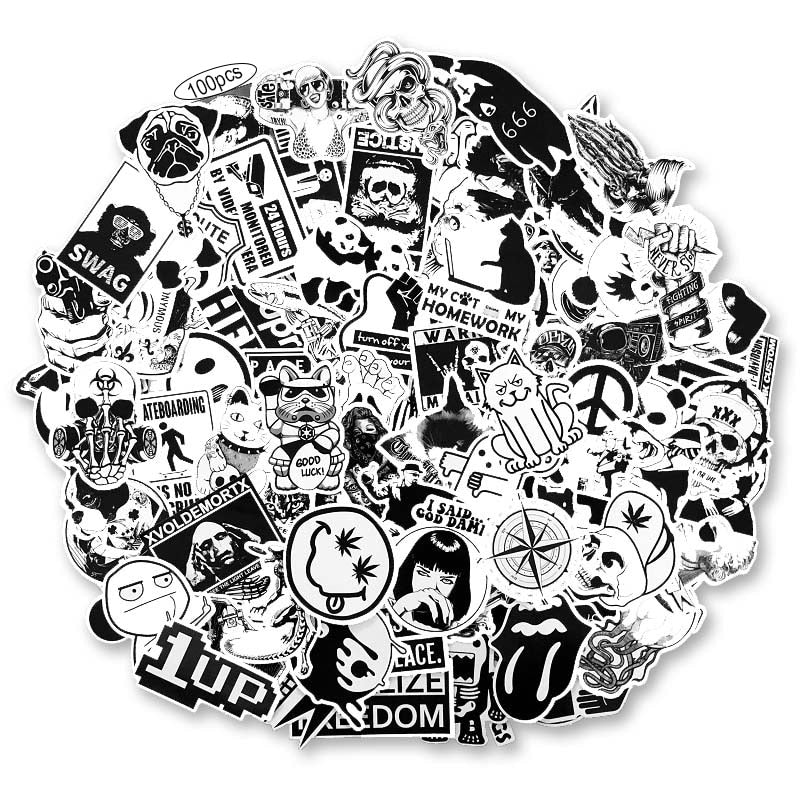 Stickers Vintage Noir et Blanc | Mode Vintage